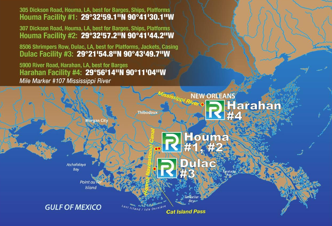 Reliant Recycling Waterfront Locations
